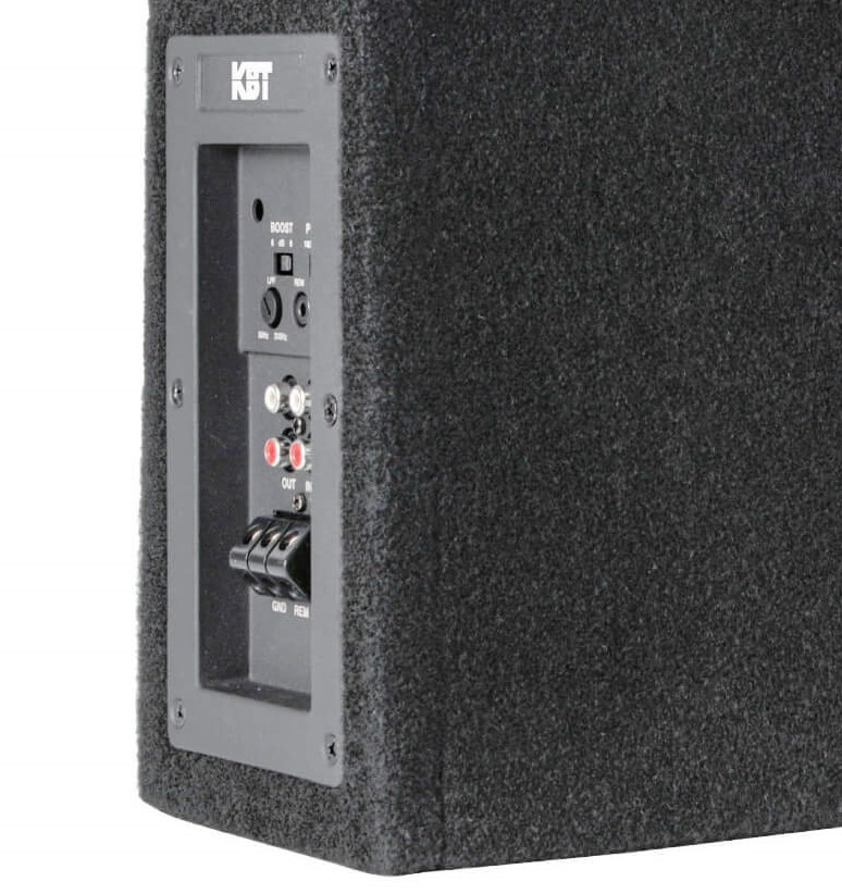 KBT – 10 Inch Flat Subwoofer in Ported Box with 1000W Amplifier – KBT ...